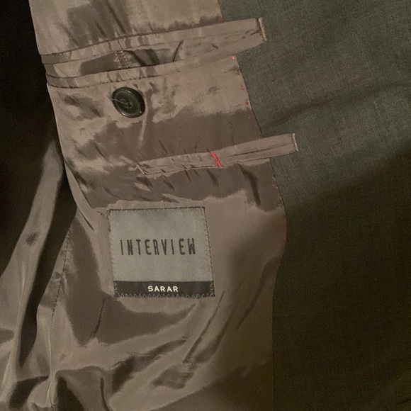 Sarar | Suits & Blazers | Grey 2 Button Suit Italian Style Suit 36r ...